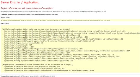 Sharepoint 2013 Adding Systemwebwebpages Dll To Bin Folder Of 80 In Iis Gives Error Object