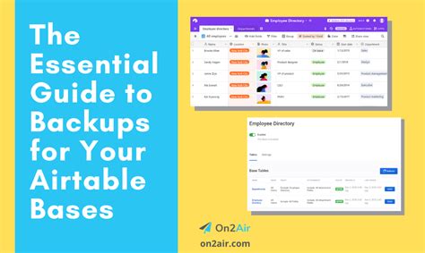 The Essential Guide To Backups For Your Airtable Bases On2air
