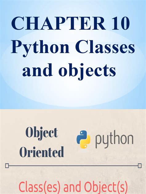 Python Classes And Objects Pdf Class Computer Programming