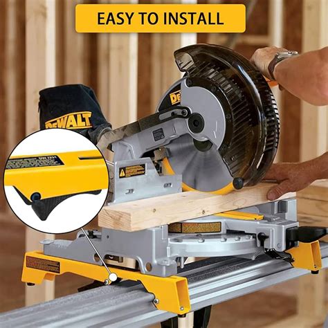 Stand Accessories 2 Dewalt Dw7231 Miter Saw Mounting Brackets And 2