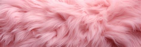Premium Photo Pink Shaggy Artificial Fur