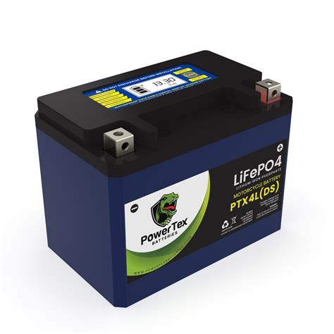 Powertex Ytx4l Bs Lifepo4 Lithium Iron Phosphate Motorcycle Battery