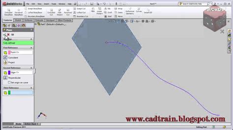 11 Solidworks Basic Project Curve Youtube