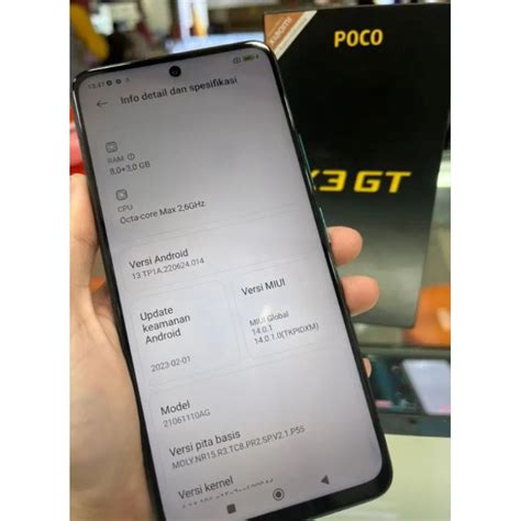 Jual Poco X Gt Second Gb Fulset Lengkap Shopee Indonesia