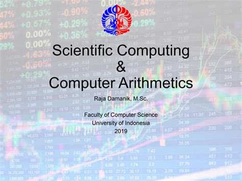 Topik1 Scientific Computing And Floating Point Aritmetics Pdf