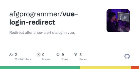 GitHub Afgprogrammer Vue Login Redirect Redirect After Show Alert