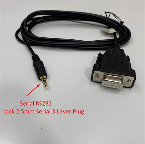 Cáp Rs232 Communication Jack 25mm Stereo Serial 3 Lever To Db9 Female Cable Dài 2m For Máy Đo