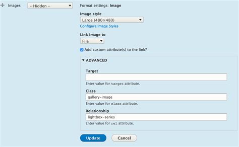 Image Link Attributes