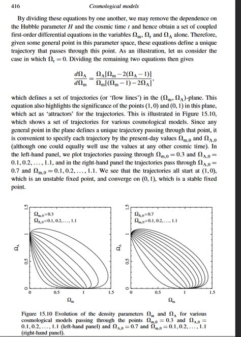 1510 Evolution Of The Density Parameters For The
