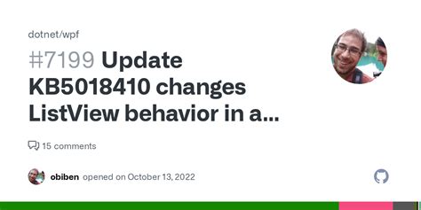 Update KB5018410 Changes ListView Behavior In A Way That Makes Software