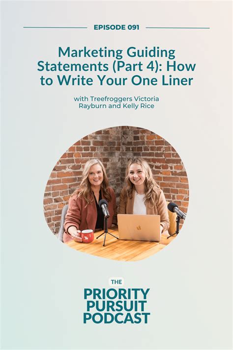 Marketing Guiding Statements Part 4 How To Write Your One Liner