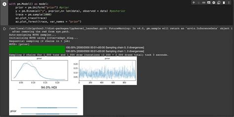 Statistical Rethinking Ch 3 Q1 Code Observed Data Errors Beginner Question V3 Pymc