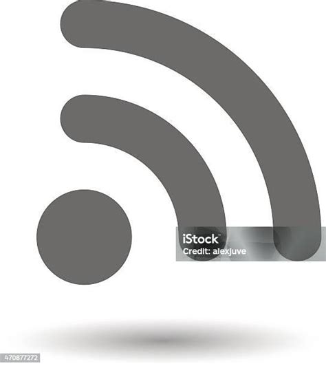 Rss 피드 아이콘크기 웹 피드에 대한 스톡 벡터 아트 및 기타 이미지 웹 피드 아이콘 Rss Istock