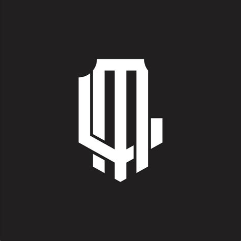 Ml Logo Monogram Design Template 16154387 Vector Art At Vecteezy