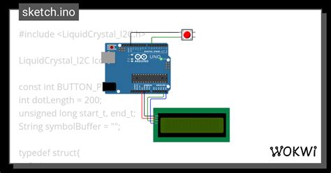 Morsecode Button Copy Wokwi Esp32 Stm32 Arduino Simulator