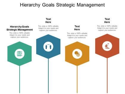Goals Hierarchy Icon PowerPoint Presentation And Slides SlideTeam