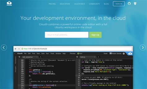 Cloud 9 Cloud Based Ide For Developers