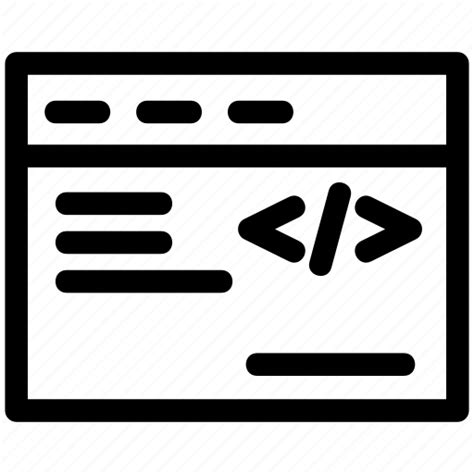Coding Code Digital Information Data Web Icon Download On Iconfinder