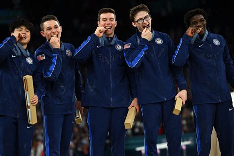 Usa Men S Gymnastics Olympic Team 2024 Team Rivy Charleen