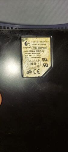 Vintage Logitech Wingman Extreme Digital Joystick Controller 15 Pin Gameport Ebay