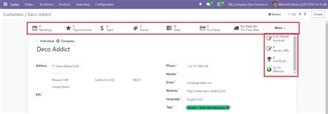 Customers In Odoo Sales Odoo V Community Edition Book