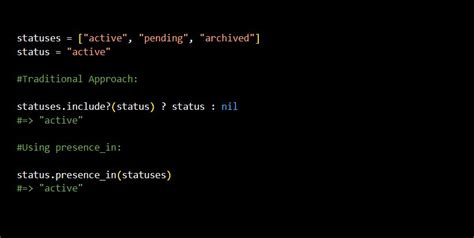 How To Simplify Rails Code With Presencein John Ouseph Posted On The Topic Linkedin