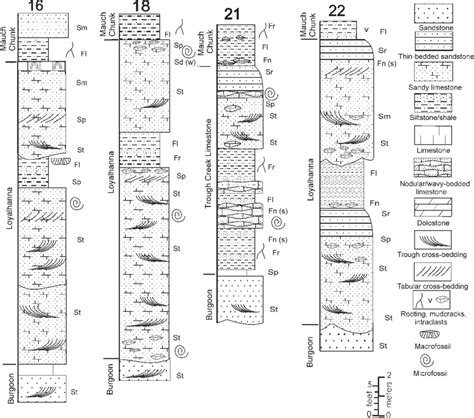 Massive Cross Bedded And Interbedded Shale Lithofacies Representative
