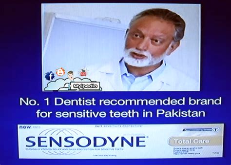 Sensodyne Tooth Paste Tvc 2012 Dr Amin Ur Rahman Myipedia Tvc