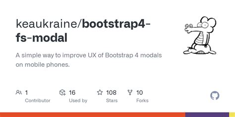 GitHub Keaukraine Bootstrap4 Fs Modal A Simple Way To Improve UX Of