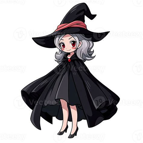 Cute Chibi Witch Ai Generative 33494239 Png