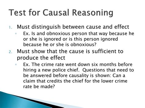 PPT Causal Reasoning PowerPoint Presentation Free Download ID 2577880