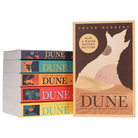 Dune Series By Frank Herbert 6 Books Collection Set Fiction Paperb