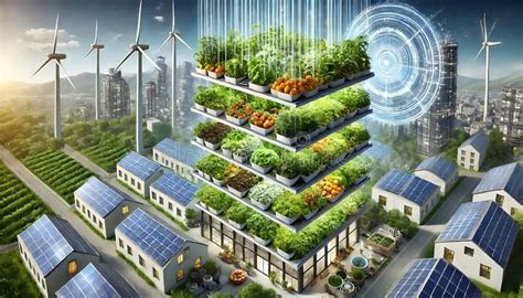 Innovative Vertical Farming Ecosystem Integrating Renewable Energy For