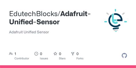 Github Edutechblocksadafruit Unified Sensor Adafruit Unified Sensor