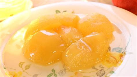 りんごのコンポートの作り方・レシピ【柔らかくふっくらジューシーに煮崩れ無く煮るポイント】 Compote Of Apple Recipe