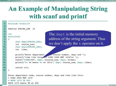 Operation On String Presentation Ppt Programming Languages Computing