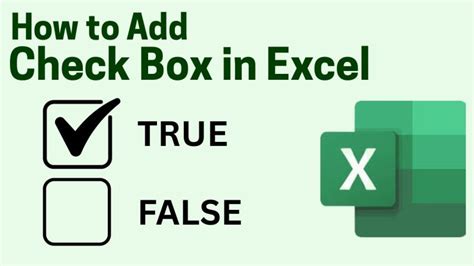 How To Add Checkbox In Excel Spreadsheet Tutorials