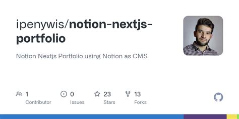 Github Ipenywisnotion Nextjs Portfolio Notion Nextjs Portfolio