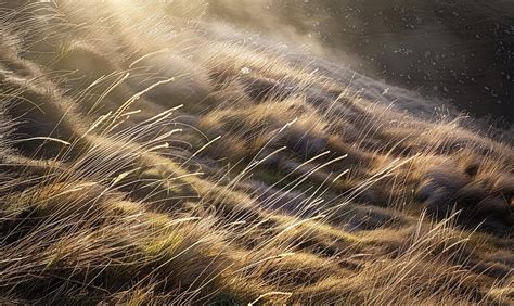 A Field Of Grass That Has A Snowflake On It Premium Ai Generated Image