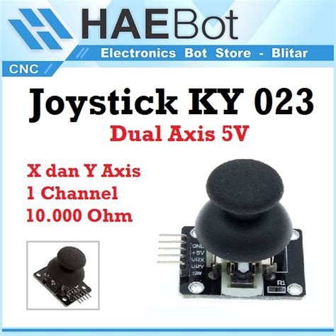 Jual [haebot] Joystick Module Ky 023 Dual Axis 5v Analog Controller Diy Arduino Mikrokontroller