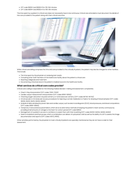 Ppt Key Points For Billing And Coding Critical Care Services