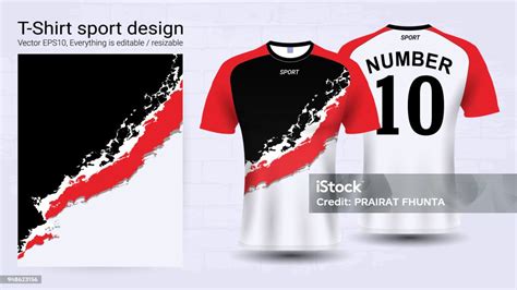 축구 유니폼과 티셔츠 스포츠 이랑 템플릿 축구 클럽에 대 한 그래픽 디자인 또는 Activewear 유니폼 색상 및 팀에서 글자