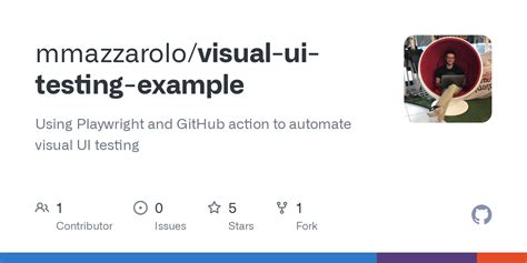 GitHub Mmazzarolo Visual Ui Testing Example Using Playwright And GitHub Action To Automate