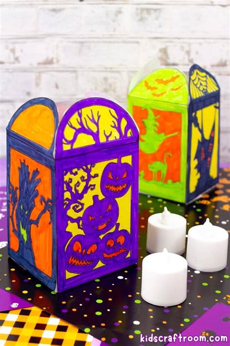 Making Halloween Paper Lanterns At Hiroko Hall Blog