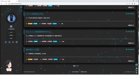 Github Renzehua1998hexo Theme Magnificent Hexo Theme Magnificent Demo