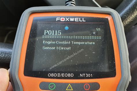 P0115 Engine Coolant Temperature Sensor 1 Circuit Meaning Symptoms