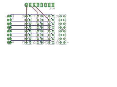 De Interleaving Multiplex Array Rows And Columns Leds And