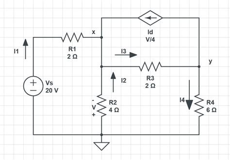 Solved Use Nodal Analysis To Solve For The Voltages Of X And Chegg