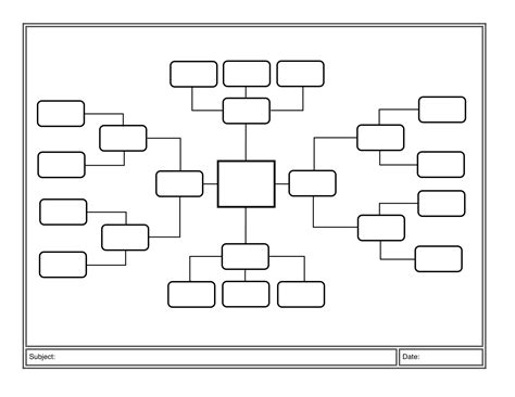 Ms Word Mind Map Template