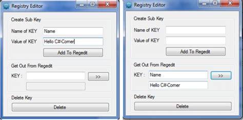 Registry Handling Using C Basic